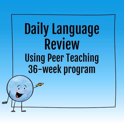 Daily Language Review Using Peer Teaching, Weeks 13-16 by Cognitive ...