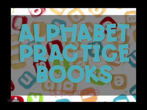 Uppercase Alphabet Practice Books For Letter Recognition and Formation