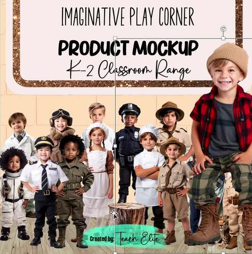 k-2 Imaginative Play Drama Corner Costumes MOVEABLE Mock-up png by ...