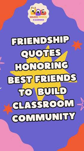 Friendship Quotes Honoring Best Friends | Build Classroom Community