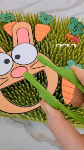 Counting Carrots & Feed the Bunny - Pre-K by The Learning Puddle