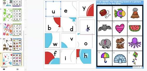 Alphabet Digital Puzzles for Google Classroom™ by Melissa Moran | TpT