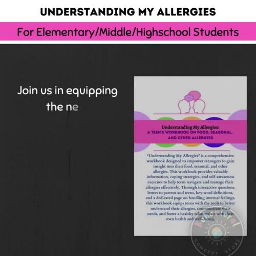 Understanding My Allergies: A Teen's Workbook by Behavioral Concepts Store