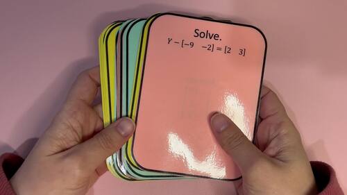 Algebra 2 Task Card Bundle - Differentiated Practice Worksheets ...