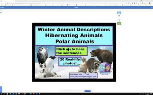 Winter & Hibernating Animal Description Game BOOM Cards | TPT