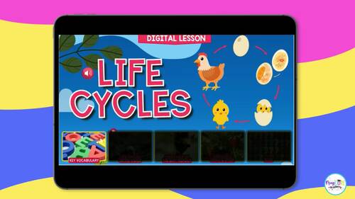 Life Cycles Digital Science Lesson Video Activity & Quiz 3rd Grade NGSS ...