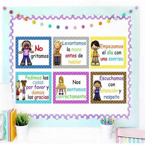 Las Reglas del Salón-Editable Classroom Rules in Spanish | TPT