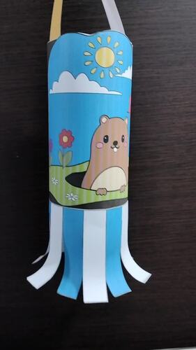 Groundhog Day Windsock Craft Groundhog Windsock Coloring Activities Decor