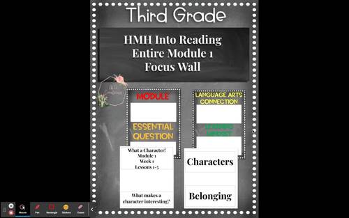 HMH Into Reading -THIRD GRADE- Focus Wall ALL Modules 1-10 - Solid ...