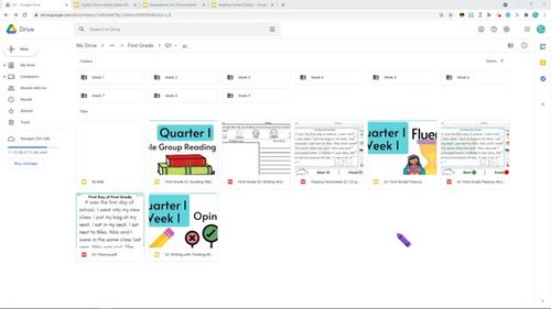 Back to School with Digital Choice Boards First Grade Starter Kit