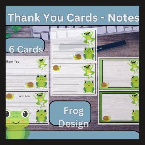 Frog, Thank You Cards, Notes, Labels, Message, Appreciation, Gift