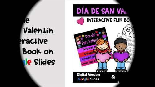 DÍA DE SAN VALENTÍN. Valentine’s Day Interactive Flip books (Digital ...