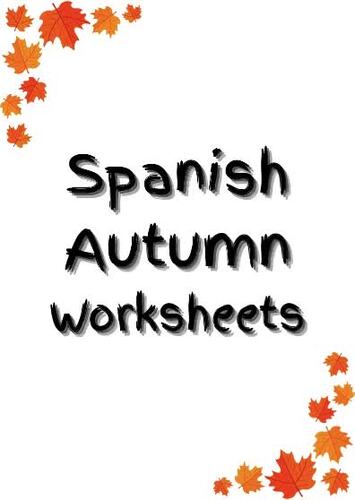 Spanish Autumn Worksheets Activity by Worksheet Whisperer | TPT