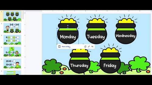 Virtual Morning Work March week 1_English Google Slides by Recursos ...