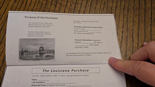 Louisiana Purchase Learning Bundle by Angie Kemmerer | TPT