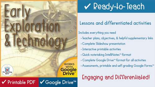 Early Exploration and Technology United States History Unit | TPT