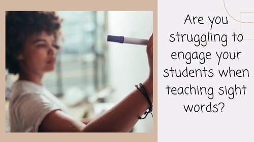 Digital Sight Word Practice 1 - Differentiated by Blooming and Learning