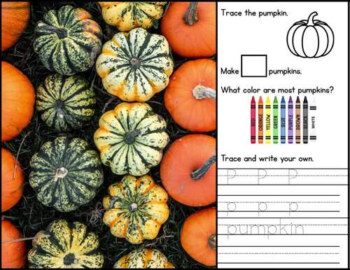 Fall Nature Play Mats | Pre-K & K Activities | Tracing, Playdough ...