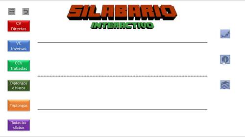 Silabario con 320 sílabas y 5 anchor charts. Muestra sílabas en orden ...