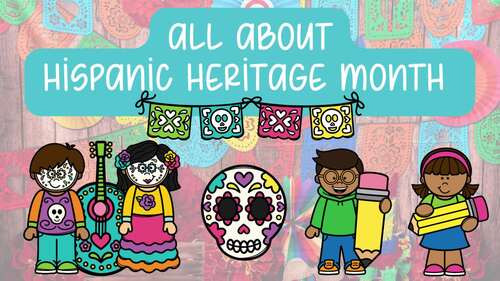 All About Hispanic Heritage Month Writing PreK Kindergarten First Grade ...