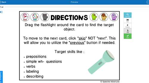 Winter Flashlight Activity Boom Cards™ by Speechie Adventures | TPT
