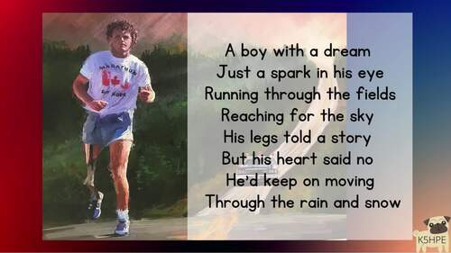 Music: Run Like Terry Fox Song Classroom Songs Read Lyrics Sing-along ...