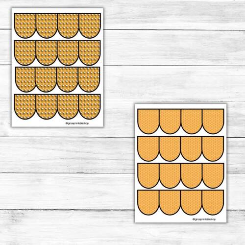 Bulletin Board Borders for Classroom with Bees by GinasPrintableShop