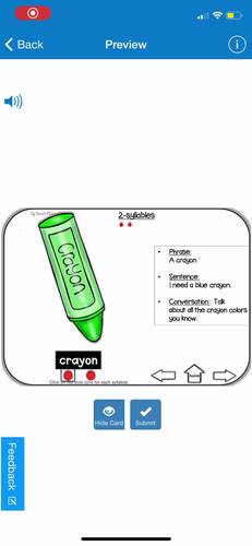BOOM CARDS Multiple Syllables Words (dots visual) Bundle 2 3 4 5 No Print