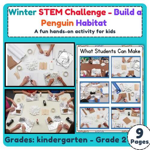 Winter STEM Challenge - Build a Penguin Habitat | Hands-On Science For ...
