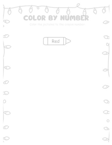 Christmas Activity Worksheets - Preschool, Pre-k and Kindergarten