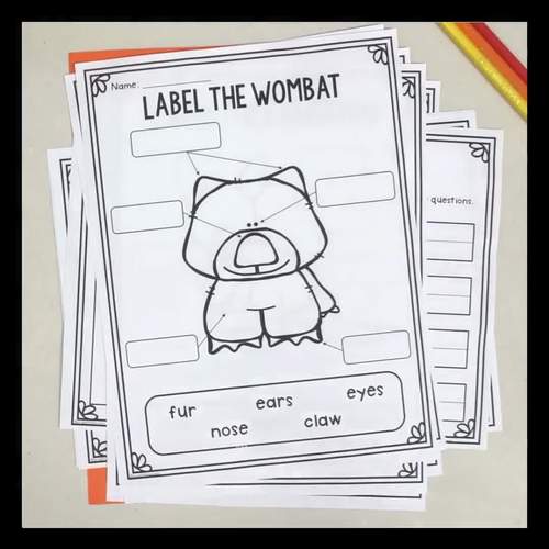 Jumping Joeys Worksheets & Activities | 2022 Book Week | TPT