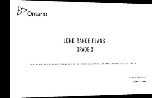 Ontario Long Range Plans for Grades 1|2|3|4|5|6|7|8 MEGA BUNDLE 50% OFF ...