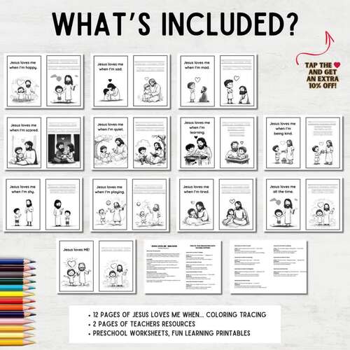 Christian Activity Book for Kids | Bible Verse Coloring & Tracing Printable