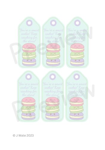 End of the Year Gift Tags for Students & Sweet Treats Printable Reward Tags