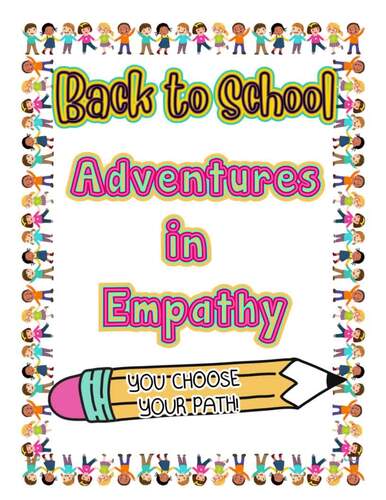 Back To School SEL YOU CHOOSE! Story Illustrate Visualize ELA Empathy ...