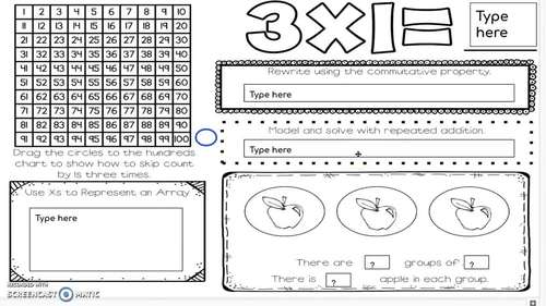 Multiplication Facts Booklet | Multiplication Practice for Fact Fluency
