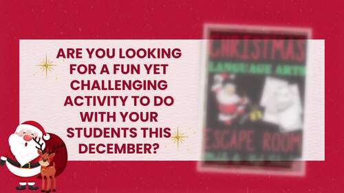 Christmas Escape Room | Breakout Activity for ELA by Language Arts ...