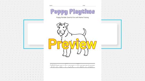 Puppy Coloring Pages - 100 Printable Puppy Coloring Pages With Tracing ...