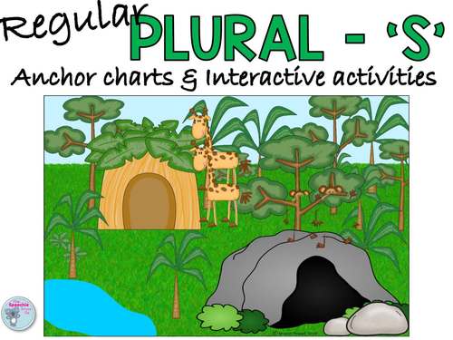 Plurals activities for speech therapy by The Speechie from Oz | TPT