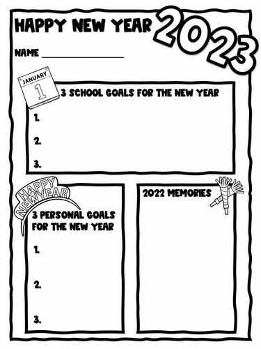 New Year's Activity by LucyLou Designs | TPT