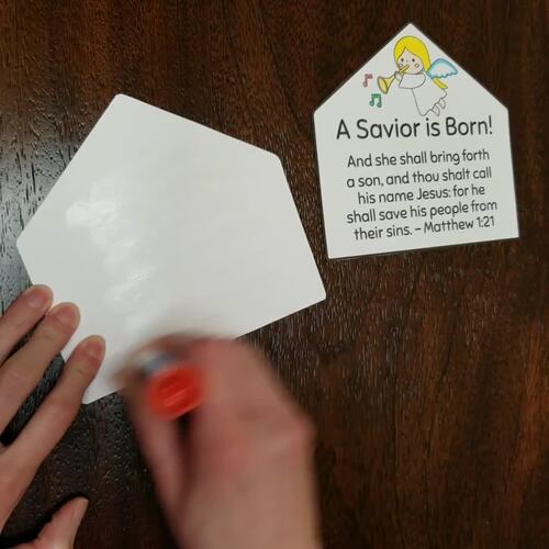 Nativity Scene Fan Craft for Kids Sunday School Christmas Bible Lesson ...