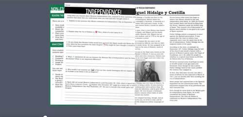 Mexican Independence Day Depth and Complexity Activities for El Grito ...