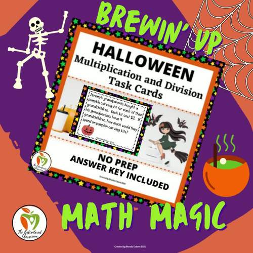 Multiplication and Division Halloween Word Problems | TPT