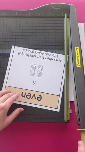 Math Vocabulary Words | 2nd Grade Math Vocabulary Word Cards for Math Wall