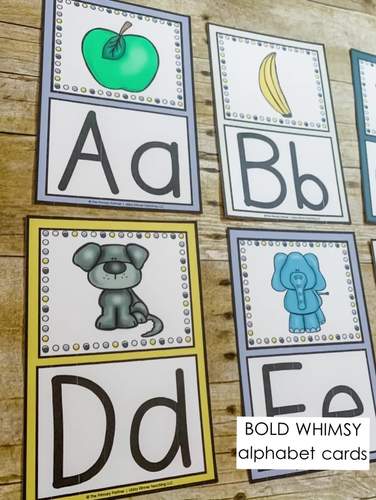Alphabet Posters | Classroom Decor | BOLD WHIMSY | TPT
