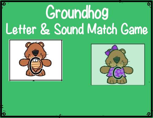 Kindergarten Groundhog Themed Literacy & Math Centers & Activities