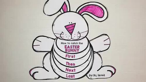 How to catch the Easter Bunny Writing | Build a Rabbit Craft by Ms Herraiz