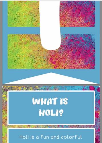 Holi Festival Bulletin Board Display by TechLitTeach | TPT