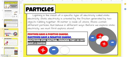 Distance Learning: Electricity (Google Slides) by Science Time with Mrs ...