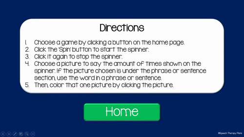 No Prep Digital Phonological Processes Spin & Say by Speech Therapy Plans